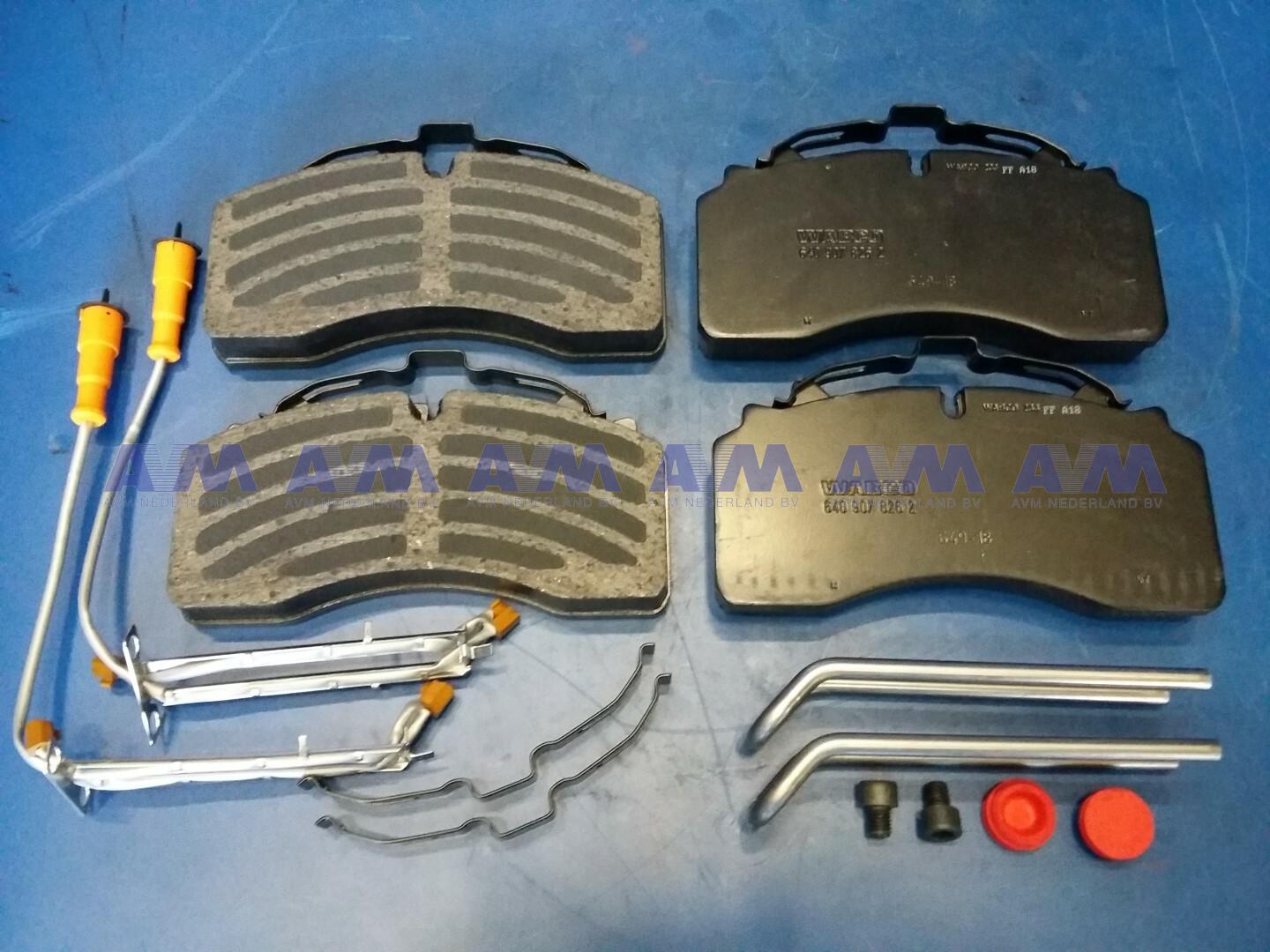 Brake pad set (4 pieces) 6409078262 Wabco | 6409078262|2