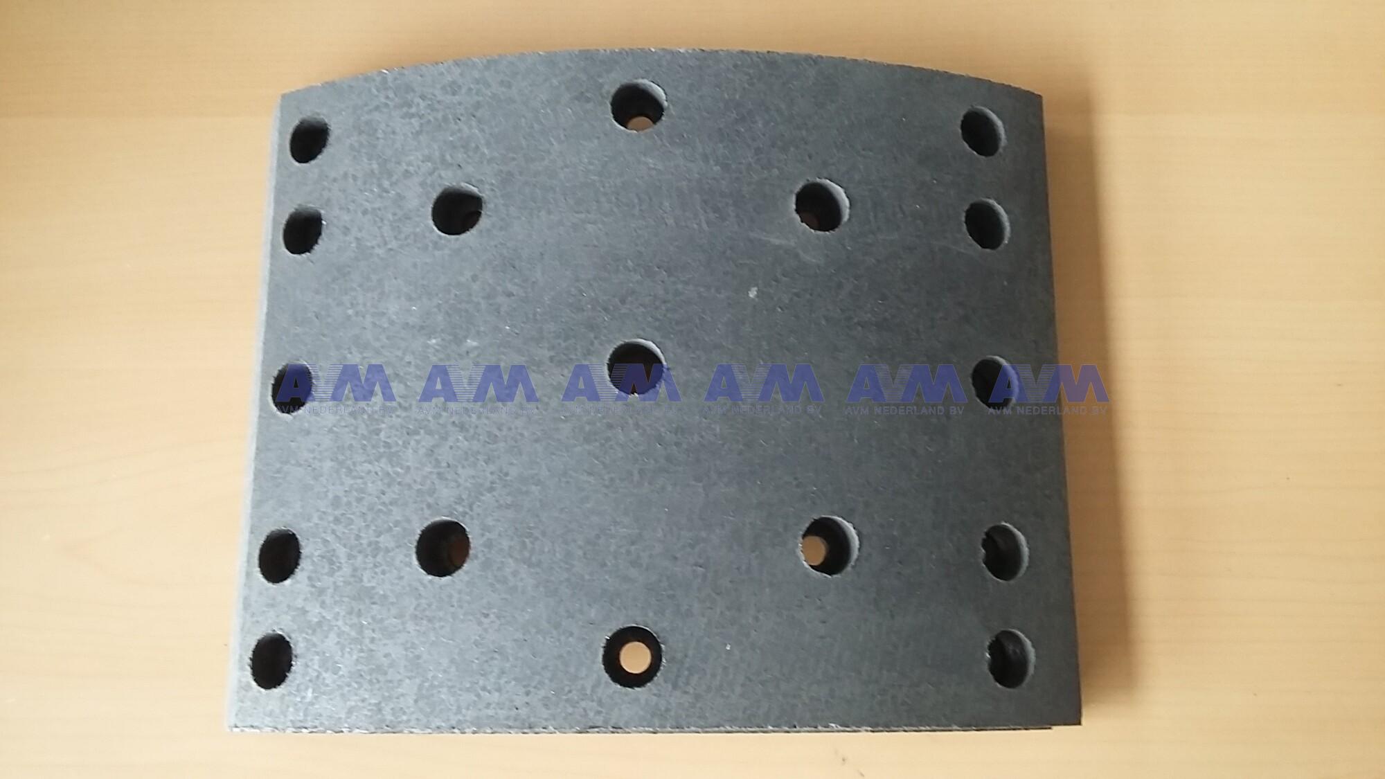 Brake lining 500x200 mm - 17 Holes Beral 1549 | Beral 1549|1