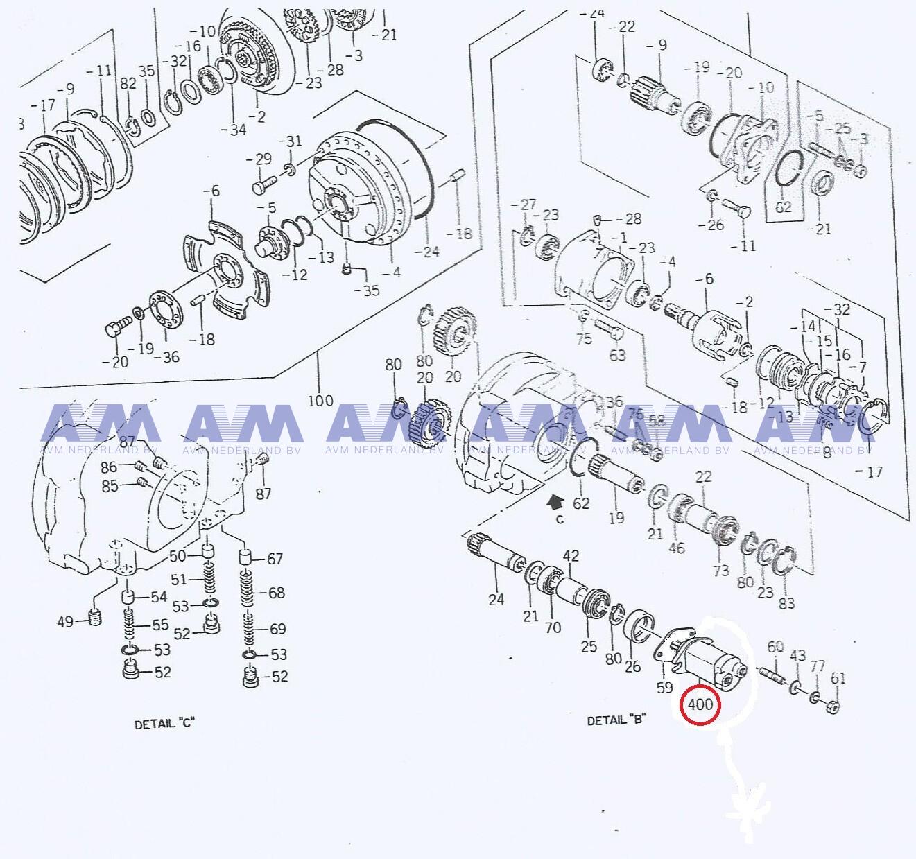 Charge pump KATO 25 TON MODEL KR-25H-111L | KATO 25 TON|1