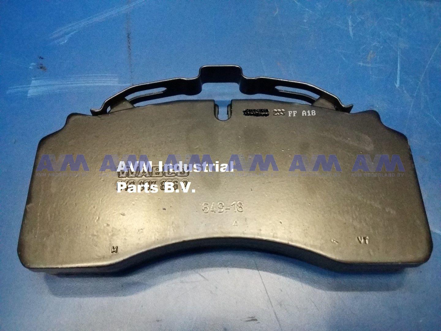 Brake pad set (4 pieces) 6409078262 Wabco | 6409078262|2