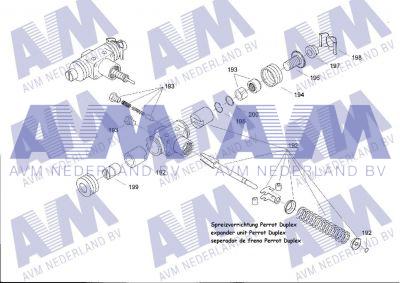 Expander unit Wabco Simplex repair kit 14352034 Wabco | 14352034|4