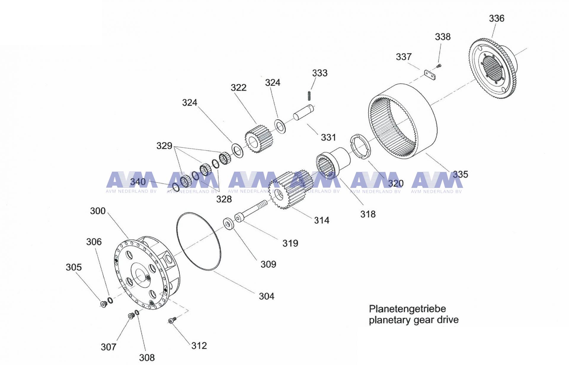Differential and carrier assembly LH307 Load-Haul-Dumper Sandvik ...